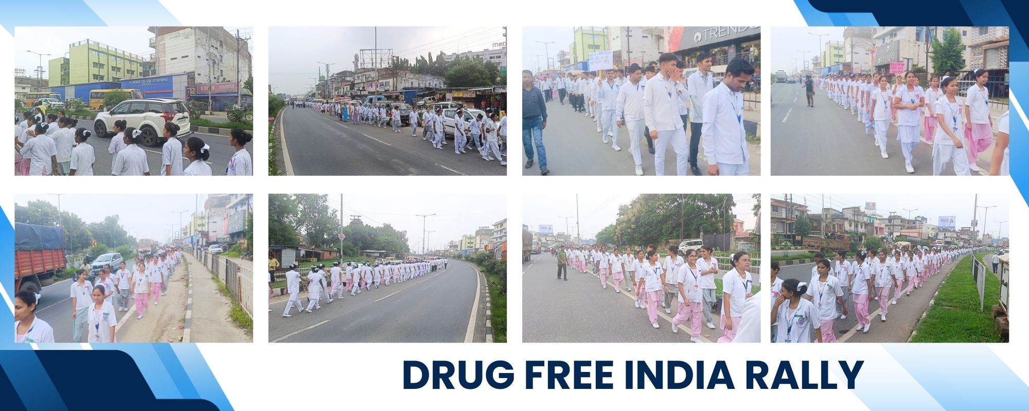 Drug Free India rally - Florence College of Nursing