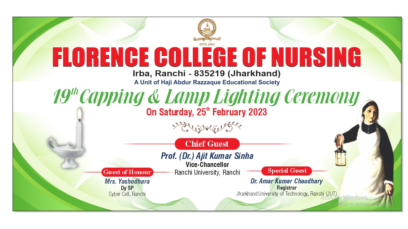 19th Lamp Lighting & Capping ceremony - Florence College of Nursing